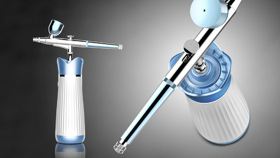 Commercial / Home Microcurrent Facial Machine Compressor Oxygen Airbrush 15 * 4.6 * 20cm