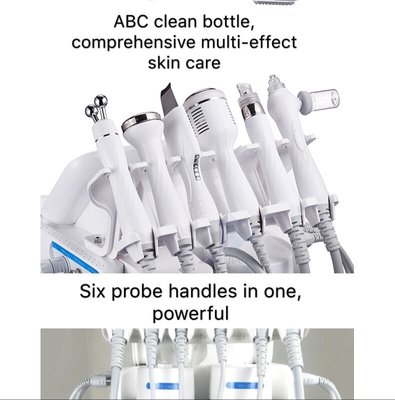 Vibration Cleaning 6 IN 1 Hydrogen and oxygen bubbles Microdermabrasion Machine