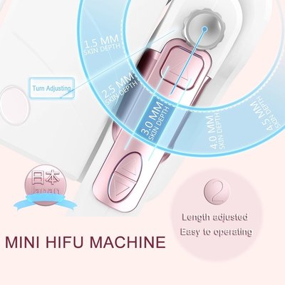 ABS Material Hifu Beauty Machine Portable Face Lift Machine Skin Rejuvenation