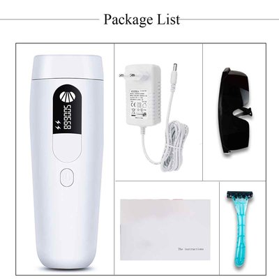 Household Depilator Ipl Laser Hair Removal Device 36W Input Power With Digital Display