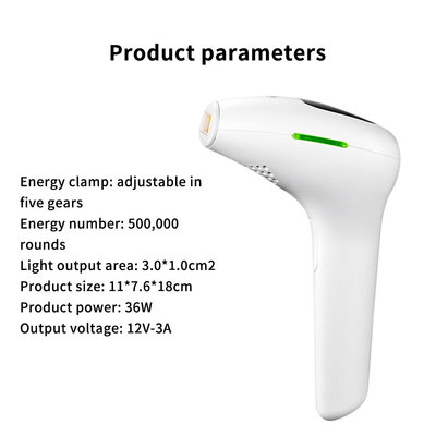Painless E Light Hair Removal Machine Facial Hair Removal Laser Machine 12v 3A