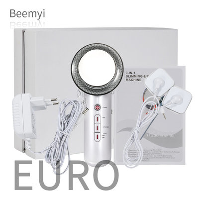 3 In 1 Multifunction Beauty Machine Body Slimming Massager 1 Mhz Vacuum Dermabrasion