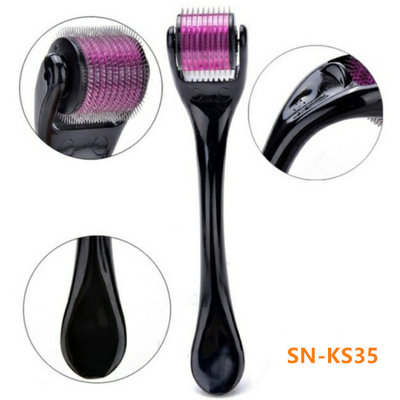 Remove Wrinkles Microcurrent Facial Machine Micro Needle Derma Roller With Needle Cartridge