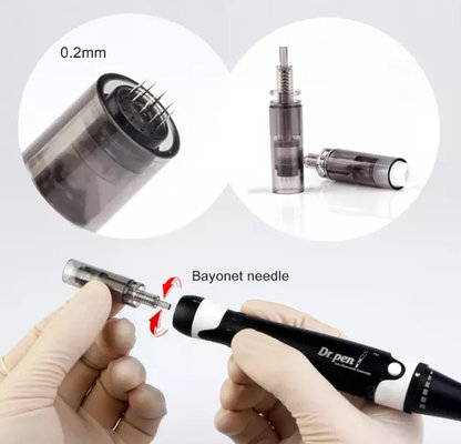 Micro Needle A6 Microcurrent Facial Machine With Replaceable Needle Cartridge OEM