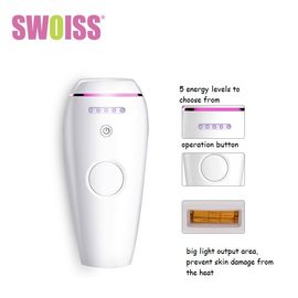 Home Use IPL SHR Hair Removal Machine 36W Input Power 5 Energy Levels Painless