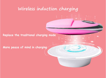 Wireless Silicone Face Exfoliator Brush Induction Charging For All Skin Type