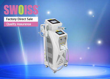 Silver / Grey Multifunction Beauty Machine Ipl  Elight  RF  ND Yag Laser 4 In 1