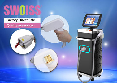 SWOISS Diode Laser Hair Removal Machine 808nm 47cm*47cm*109cm 3 In 1 High Efficiency