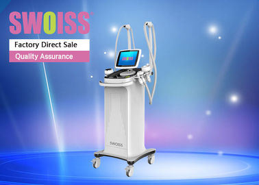 White Ultra Cavitation Machine , Vertical Vibration Body Slimming Machine