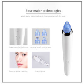 White Electric Facial Vacuum Machine 4 Beauty Heads CE Approval