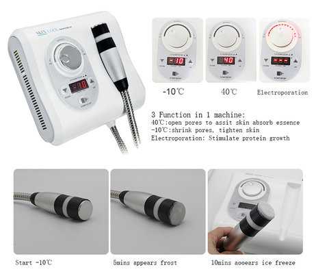 Skin Cooling Beauty Treatment Equipment / Cryo Electroporation Machine