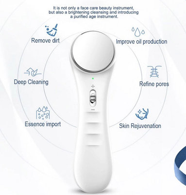 Ultrasound Ion Face Lift Multifunction Beauty Machine Skin Care High Frequency Vibration