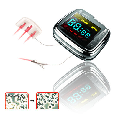 LLLT 650nm 18 Laser Therapy Watch / Semiconductor Laser Treatment Instrument