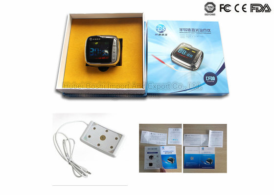 Blood Pressure Wrist Watch Laser Therapy Apparatus 650nm 18 Lasers