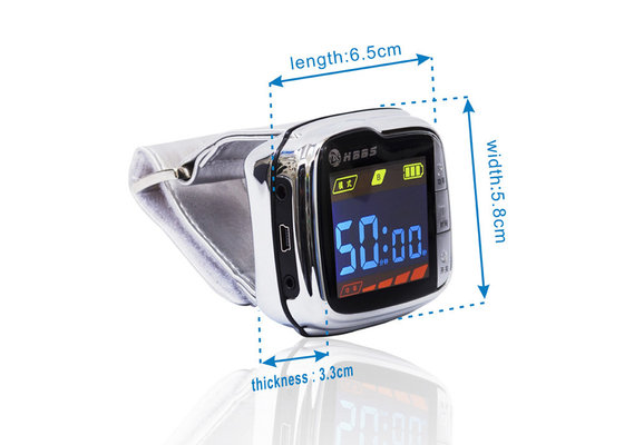 Health LLLT Wrist Cold Laser Therapy  Watch To Reduce High Blood Sugar Cholesterol