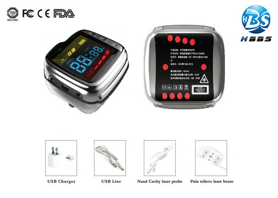 Health LLLT Wrist Cold Laser Therapy  Watch To Reduce High Blood Sugar Cholesterol