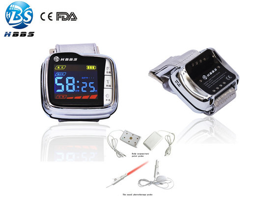 China Wholesale Wrist Watch Laser Treatment OEM LLLT Semiconductor Blood Irradiation Curing Body Pain Blood Pressure