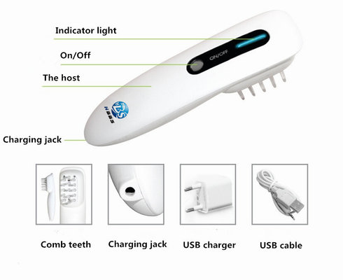 Home Use Hair Growth Equipment Hair Brush Massager Comb