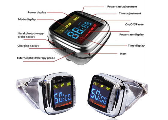 High blood pressure Laser Therapy Watch , Laser Acupuncture therapy device