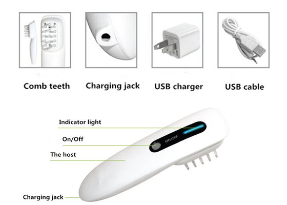 Effictive 650nm LLLT Diode Laser therapy , laser comb for thinning hair
