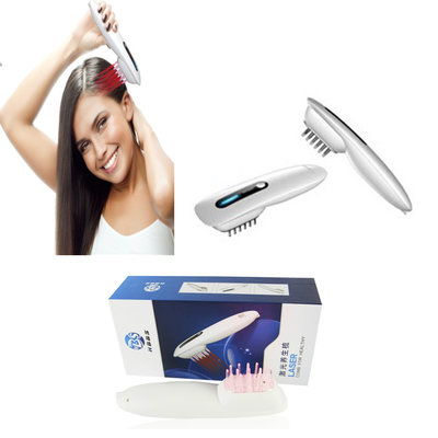 Portable 15 Laser Beams Vibration Hair Growth Laser Comb Hair Restoration