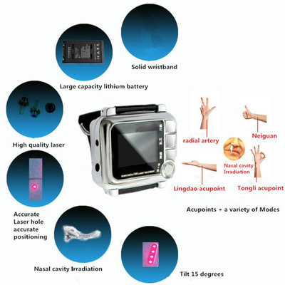 Medical diode Laser Therapy Watch FOR High blood pressure