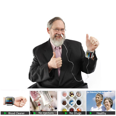 Health Care Laser Therapy Watch / Laser Therapy Tinnitus Treatment Equipment