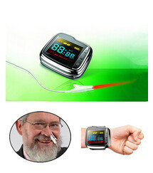650nm Wrist High Blood Pressure Watch , Cardiovascular Laser Treatment Device
