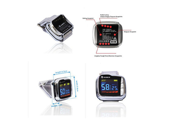 Healthy Red Laser Pulsed Light Therapy Watch Blood Pressure Apparatus