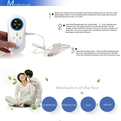 Healthcare Rhinitis Apparatus Treatment Diabetes Intranasal Light Therapy Devices