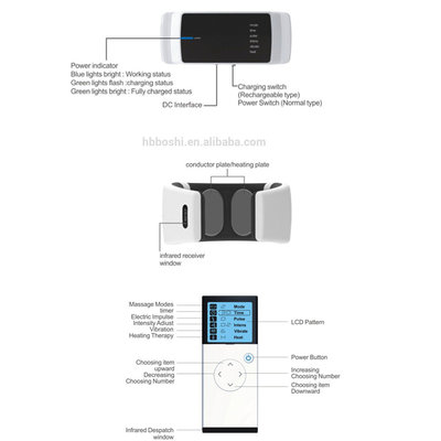 1-1000Hz Head and Eye Massager For Blood Circulation , Vibration Magnetic Therapy Neck Massager