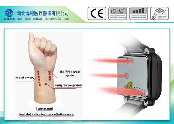 Semiconductor Laser therpy Watch Instrument High Blood Pressure Lowering Fat Sugar Treatment Method