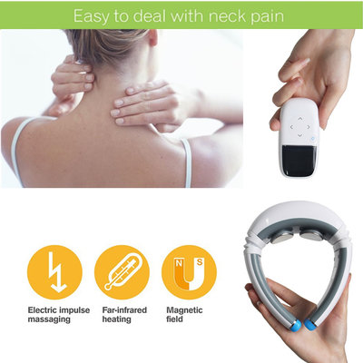 Heating Therapy Electric Low Frequency Pulse Wireless Neck Massager