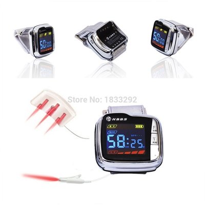 Semiconductor laser therapeutic instrument digital blood glucose watch