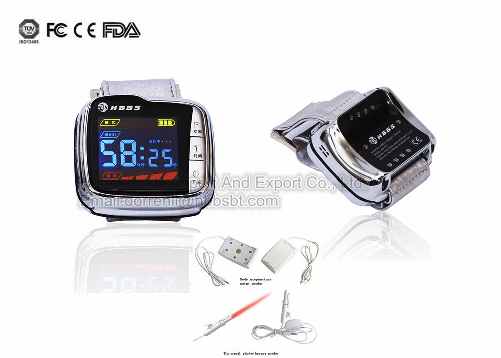 Semiconductor laser device , LLLT 18 Cold Laser Therapy Watch For Elderly And Children