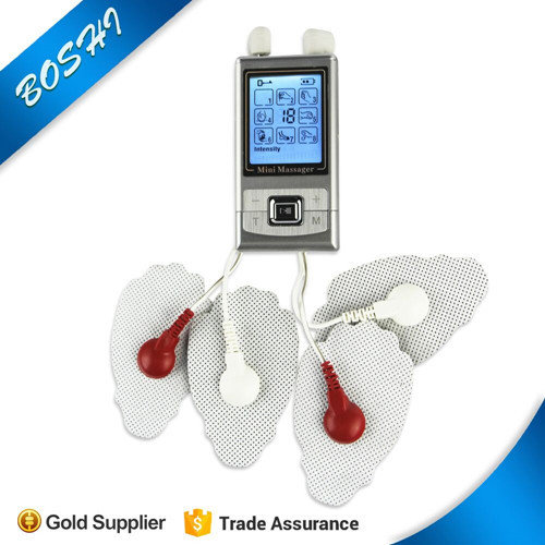 Pocket 20 Levels Mini Electronic Pulse Massager , Electronic Pulse Device for Back Pain