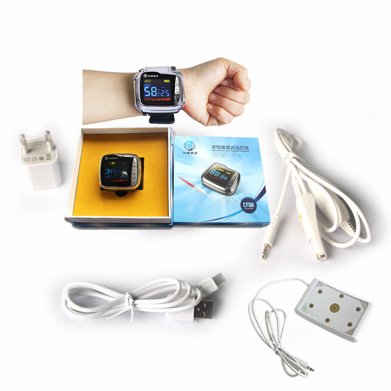 No-invasive Painless 650nm LLLT Laser Physiotherapy Equipment  For Diabetes Rhinitis Blood Pressure