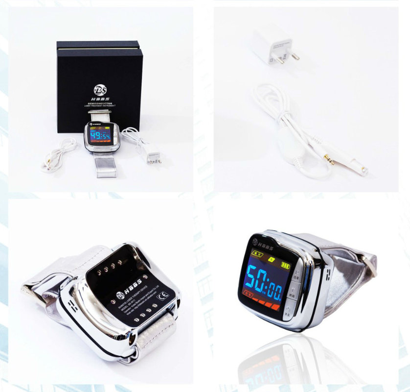 Wrist Type Soft Cold Laser Physical Therapy Devices For Diabetics No Invasion