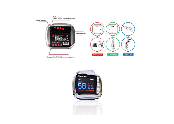 Health Care High Blood Pressure Laser Therapy Watch 650nm for Old Men