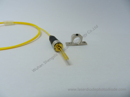 Light Source 3pin Pigtailed Laser Diode 5 - 20 mw 520 nm Laser Diode