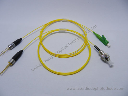 High Performance Pigtailed Laser Diode 1 - 20 mw 635 nm Laser Diode