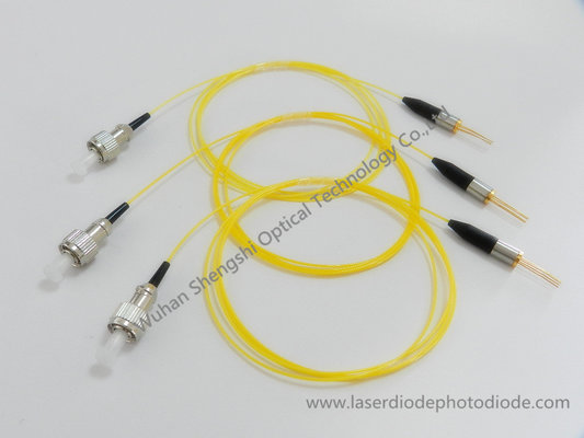 Red Visible Light 635nm Laser Diode With Coaxial Pigtailed Package