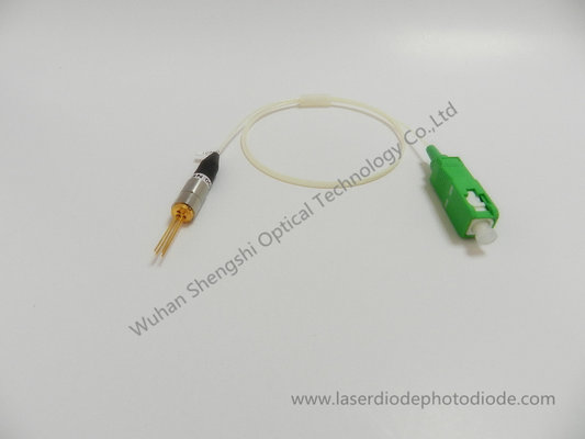 3pin 635nm Laser Diode Module with Pigtail Package , Red Visible  Laser Diode