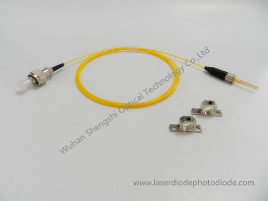 Professional Coaxial Pigtail Laser Diode 650nm Fiber Module 1mw - 20mw
