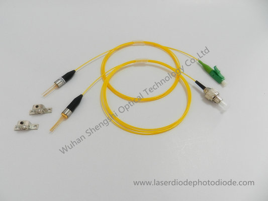 Professional Coaxial Pigtail Laser Diode 650nm Fiber Module 1mw - 20mw