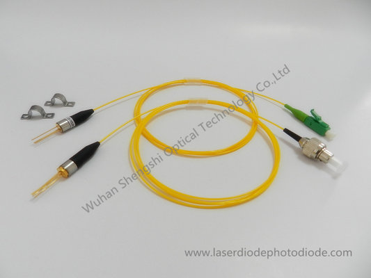 Red Visible Light 850nm Laser Diode , Coaxial Pigtail Laser Diode 300mw
