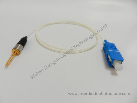 Red Visible Light 850nm Laser Diode , Coaxial Pigtail Laser Diode 300mw