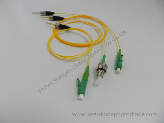 CWDM 4 Pin Coaxial Pigtailed Laser Diode For Optical Transmitter / Test Equipments