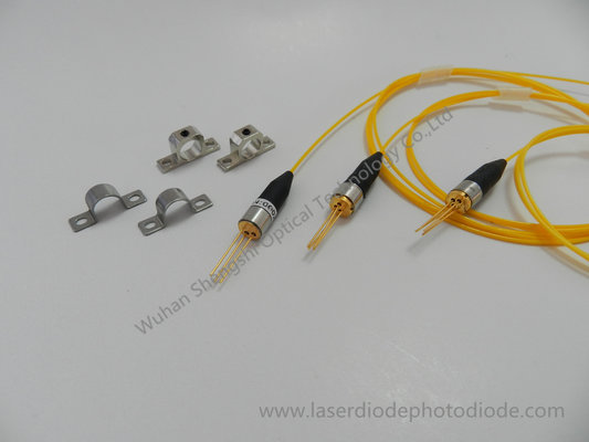 CWDM 4 Pin Coaxial Pigtailed Laser Diode For Optical Transmitter / Test Equipments