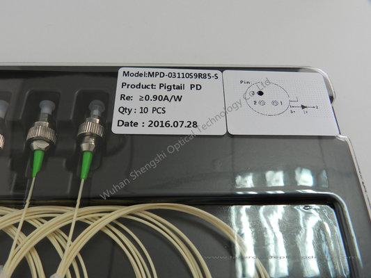 2G cheap InGaAs Coaxial Pigtailed Photodiode With 1100nm - 1650nm
